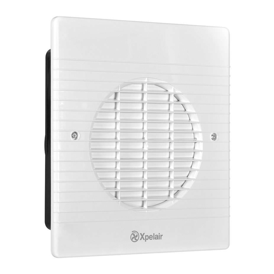 XPELAIR WX6 INSTALLATION AND MAINTENANCE INSTRUCTIONS Pdf Download ...