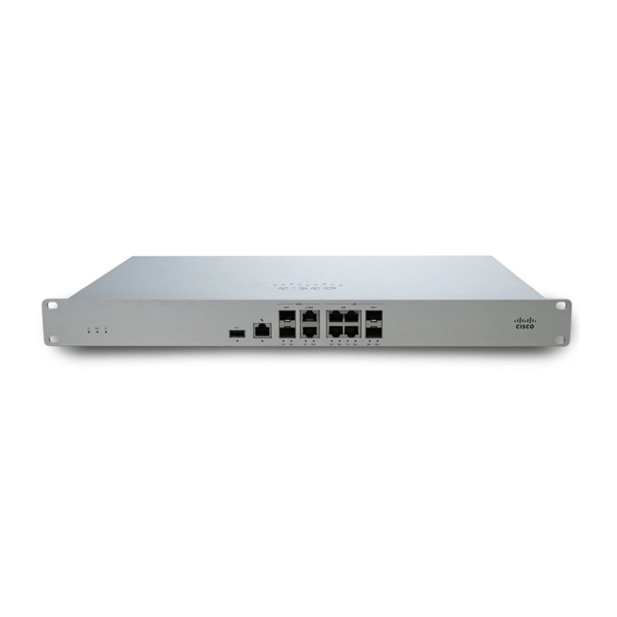 CISCO MERAKI MX95 SERIES HARDWARE INSTALLATION MANUAL Pdf Download ...