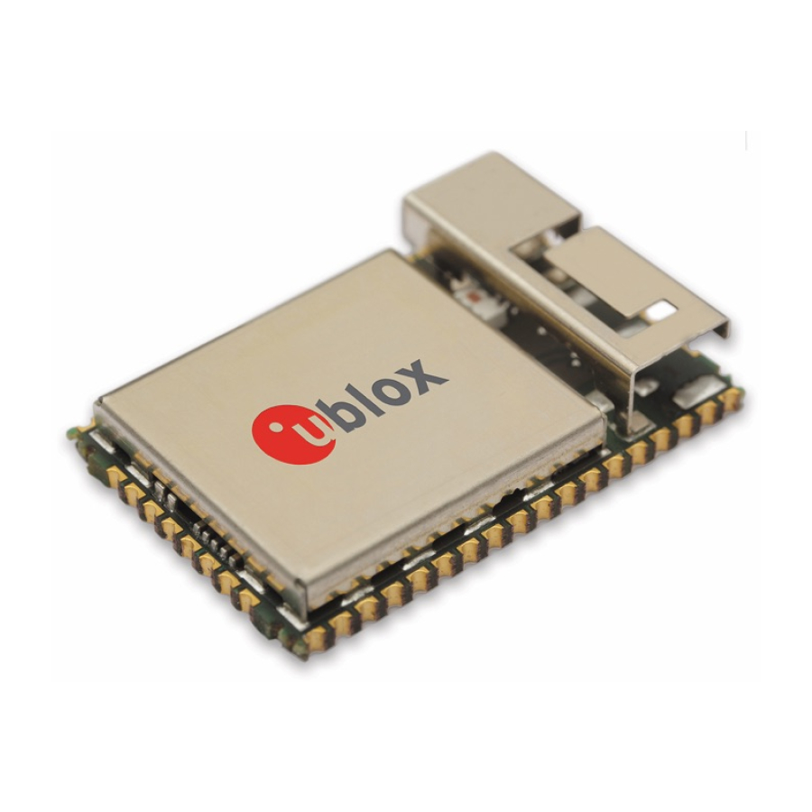 U-BLOX ODIN-W2 SERIES DATASHEET Pdf Download | ManualsLib