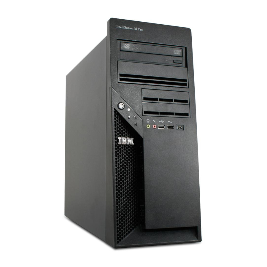 IBM INTELLISTATION M PRO 6218 PROBLEM DETERMINATION AND SERVICE MANUAL ...