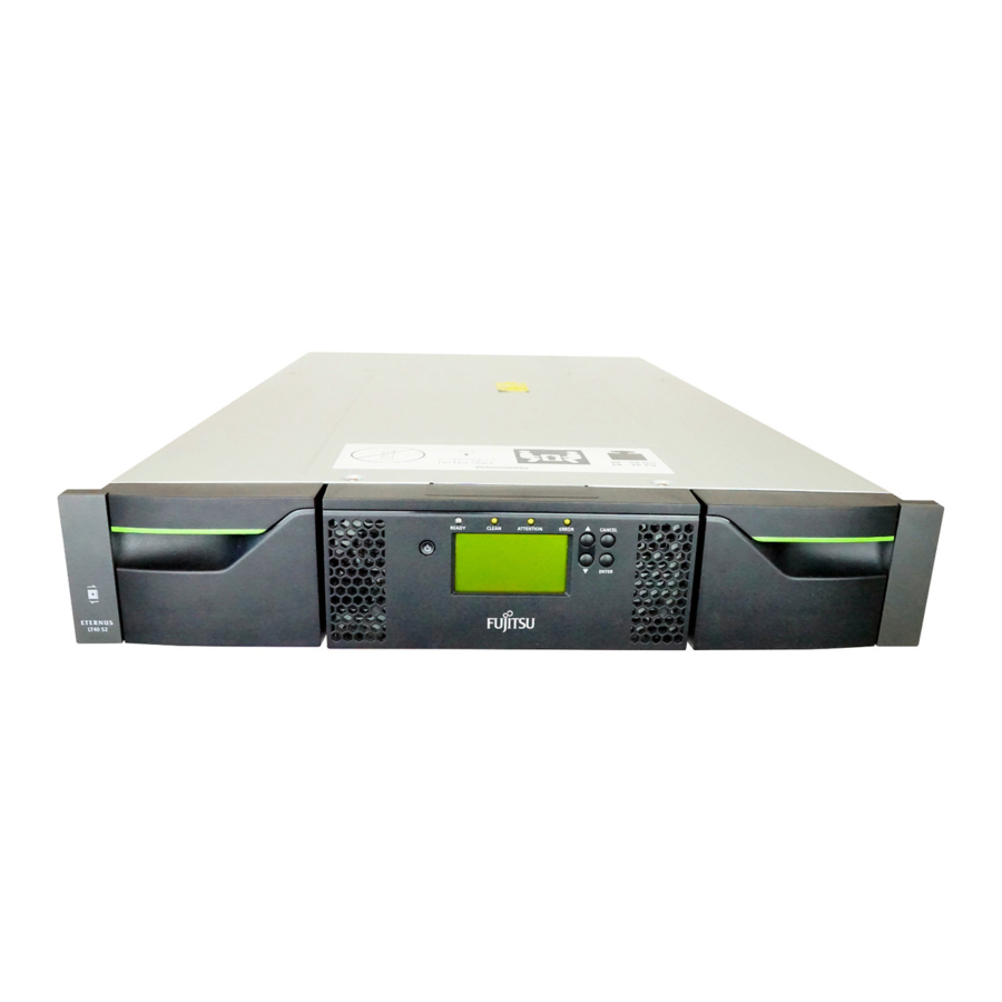FUJITSU ETERNUS LT40 S2 INSTALLING, STARTING UP AND MAINTAINING Pdf ...