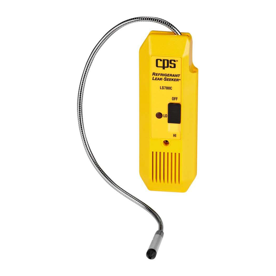 CPS LEAK-SEEKER LS780C OPERATION MANUAL Pdf Download | ManualsLib