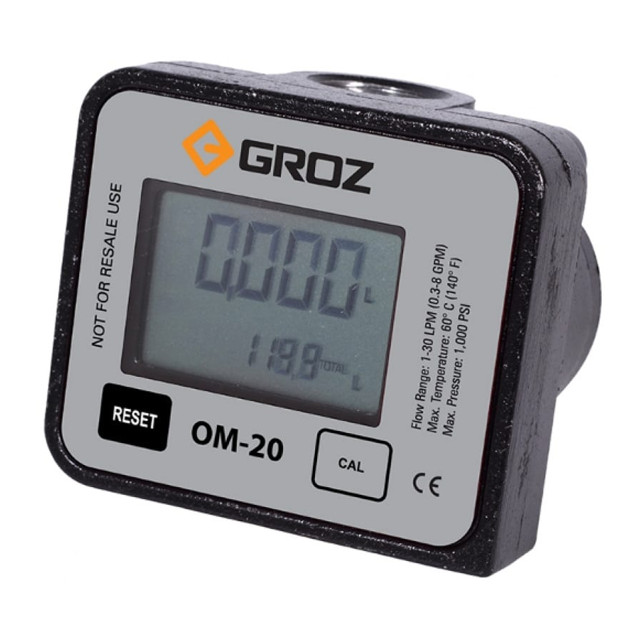 GROZ OM 20 INSTRUCTION MANUAL Pdf Download | ManualsLib