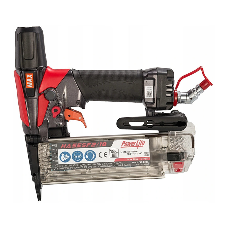 MAX POWERLITE HA55SF2/18 OPERATING INSTRUCTIONS MANUAL Pdf Download ...