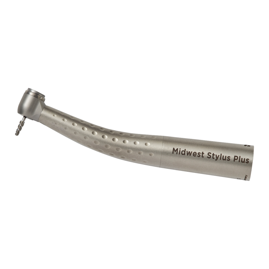 DENTSPLY SIRONA MIDWEST STYLUS PLUS OPERATING INSTRUCTIONS MANUAL Pdf ...