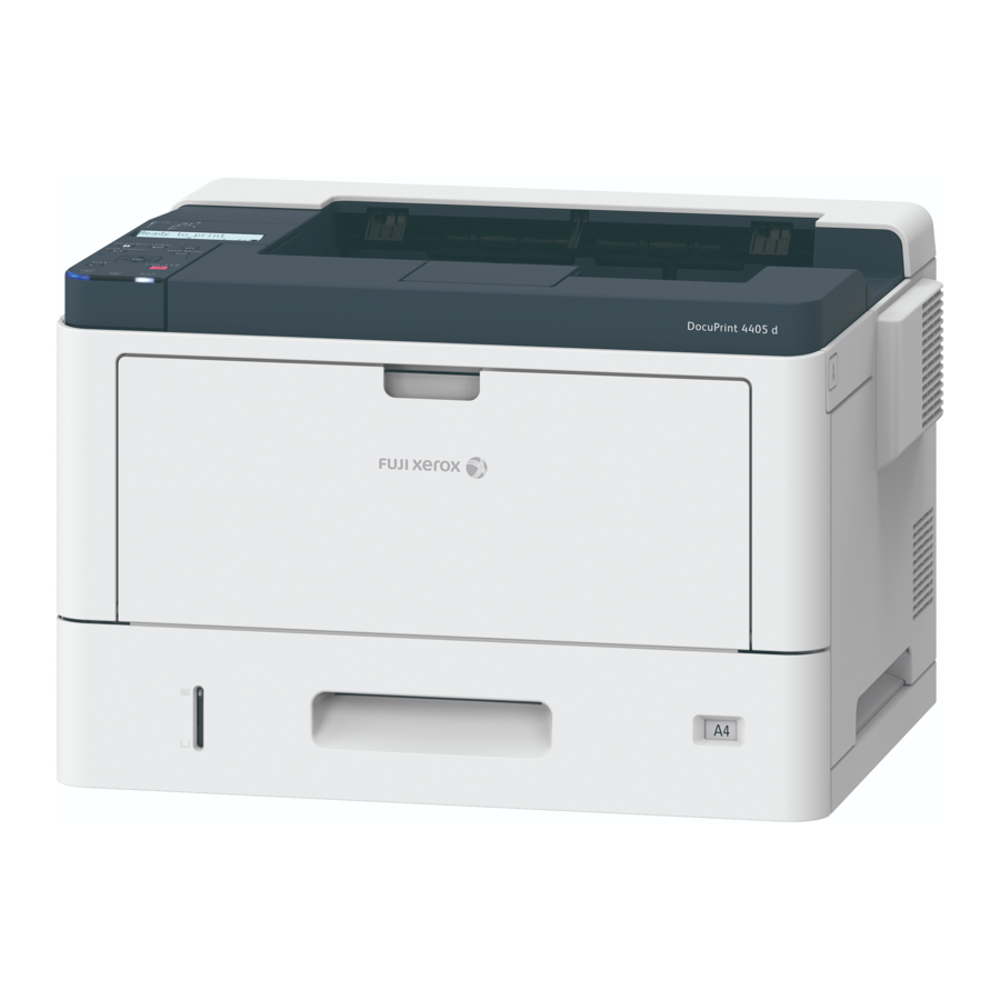FUJI XEROX DOCUPRINT P385 DW QUICK SETUP MANUAL Pdf Download | ManualsLib