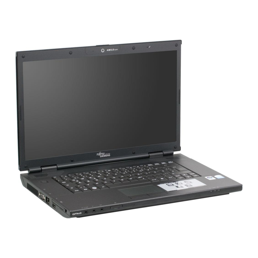 SIEMENS FUJITSU AMILO LI SERIES GETTING STARTED Pdf Download | ManualsLib