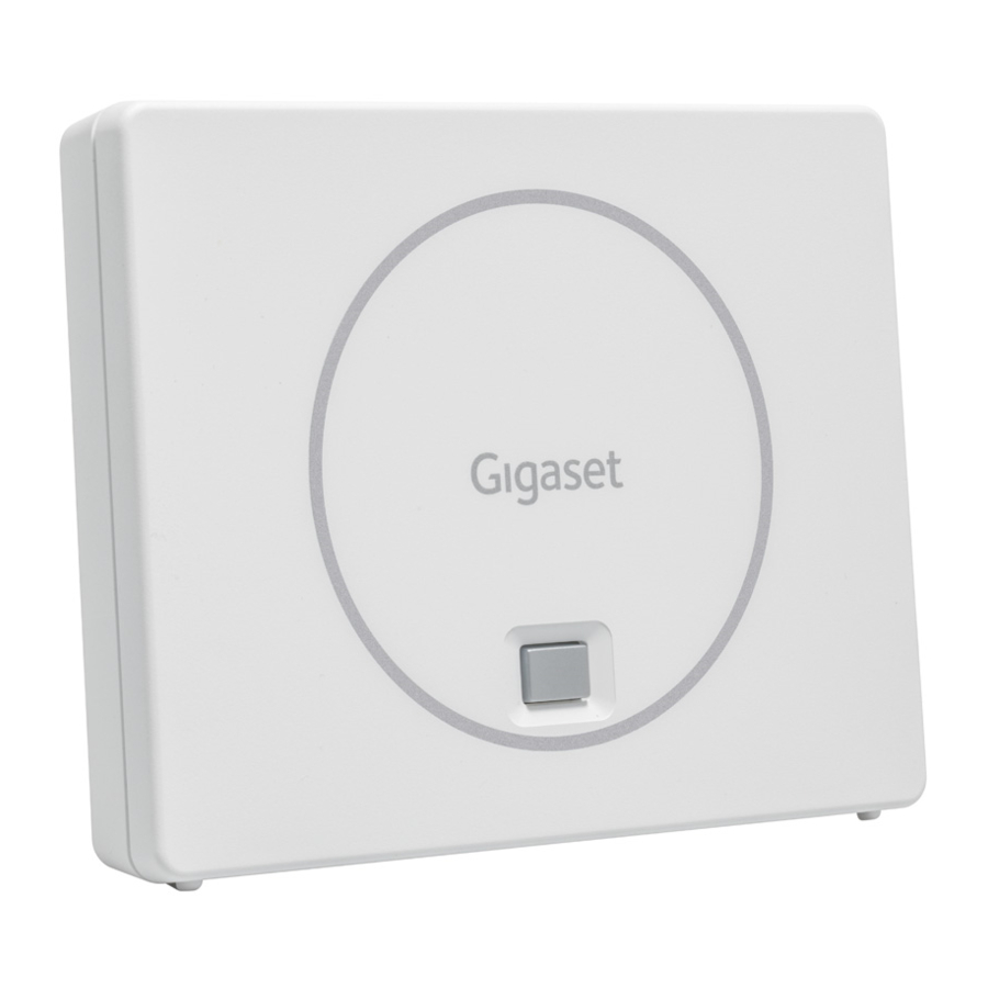 GIGASET ONE X5100 QUICK START MANUAL Pdf Download | ManualsLib