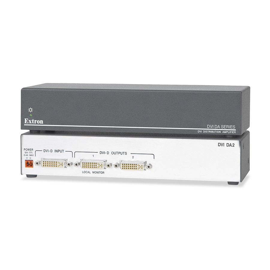 EXTRON ELECTRONICS DVI DA2 SETUP MANUAL Pdf Download | ManualsLib
