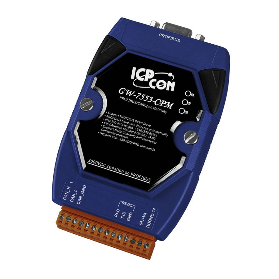 ICP CON GW-7553-CPM USER MANUAL Pdf Download | ManualsLib