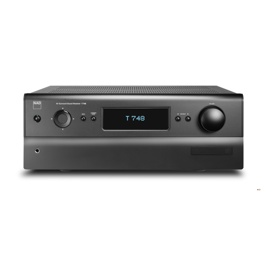 NAD T748 SERVICE MANUAL Pdf Download ManualsLib