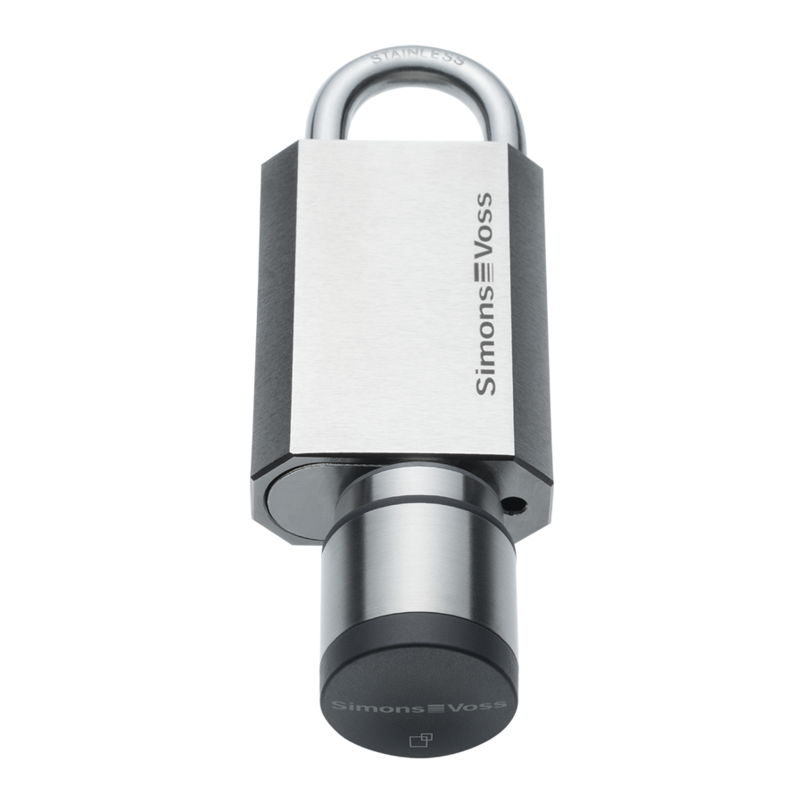 SIMONS VOSS TECHNOLOGIES SMARTINTEGO PADLOCK AX MANUAL Pdf Download ...