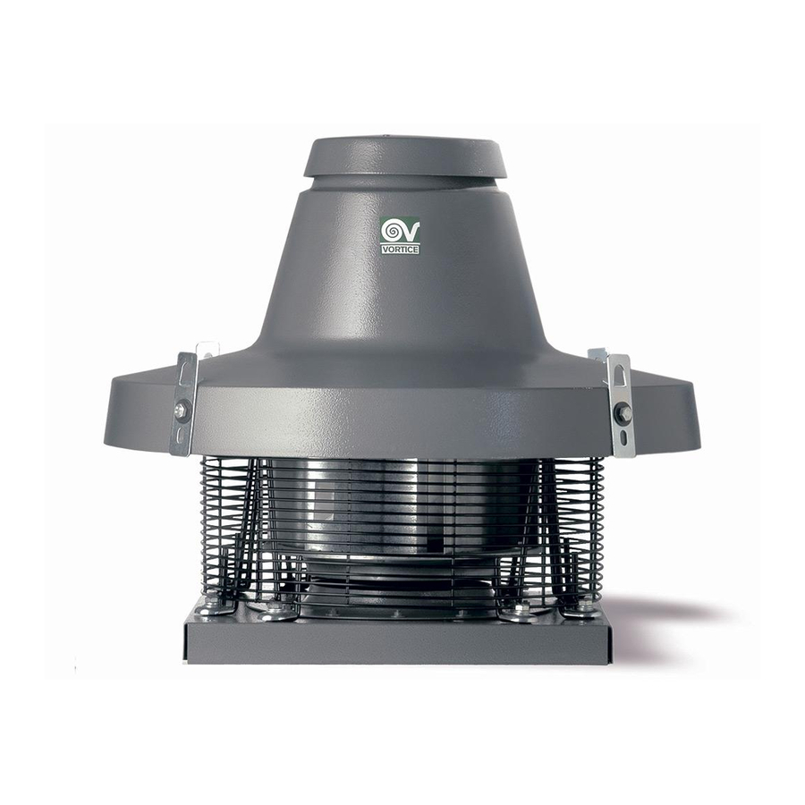 VORTICE TR-ED 010 INSTRUCTION BOOKLET Pdf Download | ManualsLib