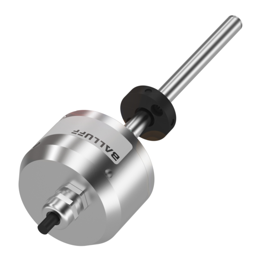 BALLUFF CANOPEN BTL5-H1-M-H/W SERIES MANUAL Pdf Download | ManualsLib