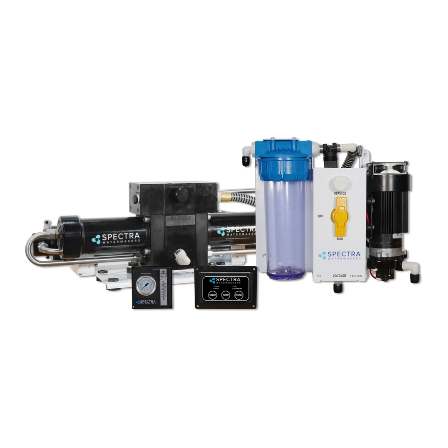 SPECTRA WATERMAKERS VENTURA 150 INSTALLATION AND OPERATION MANUAL Pdf ...