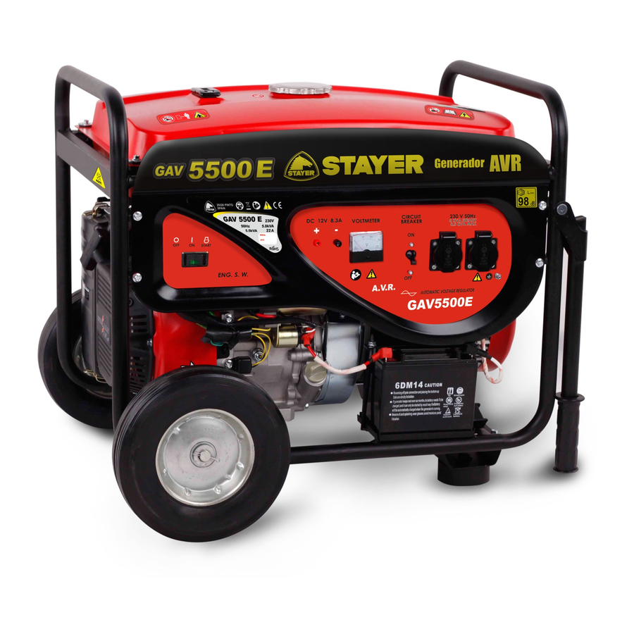 STAYER GAV2800 OPERATING INSTRUCTIONS MANUAL Pdf Download | ManualsLib