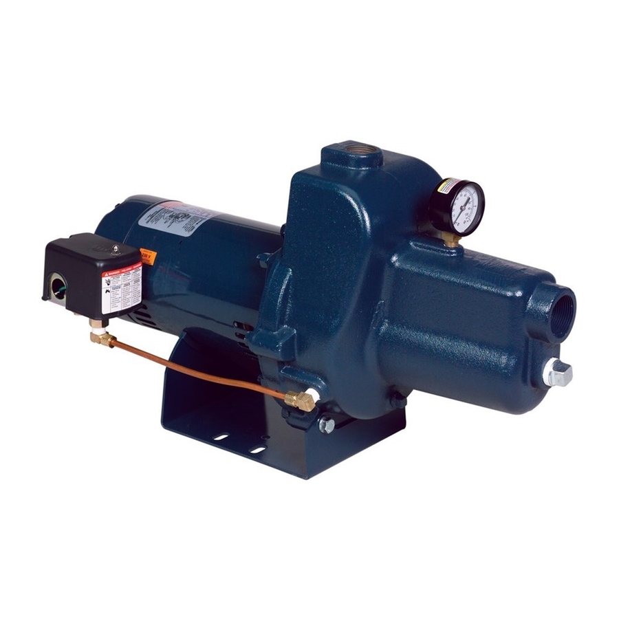 FRANKLIN ELECTRIC VERSAJET SERIES OWNER'S MANUAL Pdf Download | ManualsLib