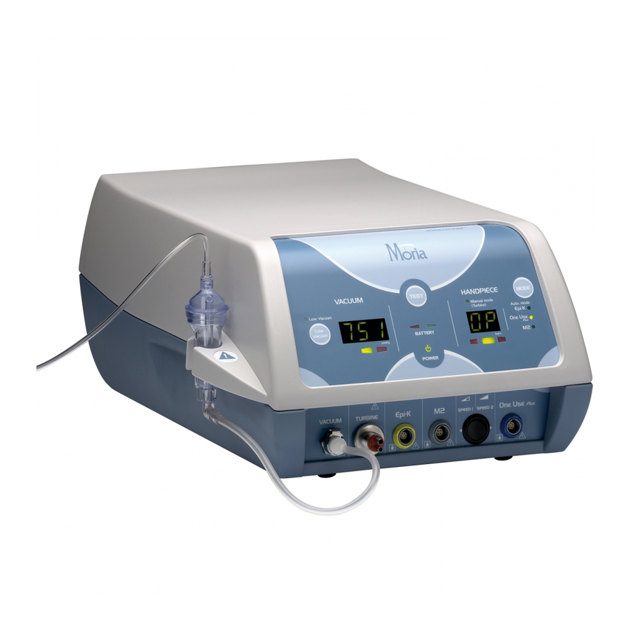 MORIA EVOLUTION 3E INSTRUCTION MANUAL Pdf Download | ManualsLib