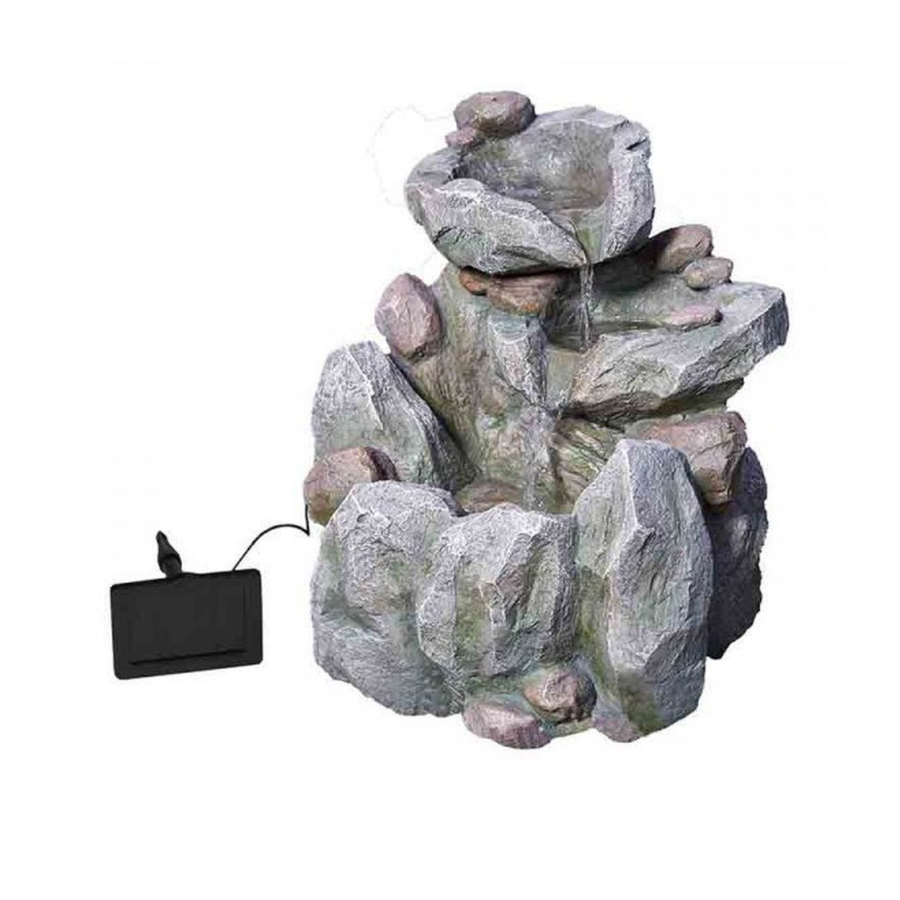 SMART SOLAR ROCK FALL FOUNTAIN MANUAL Pdf Download | ManualsLib