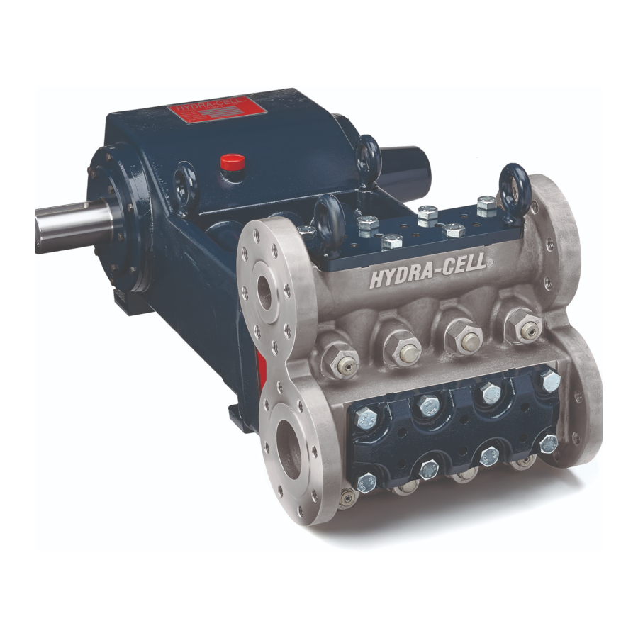 HYDRA-CELL T100 SERIES INSTALLATION OPERATION & MAINTENANCE Pdf ...