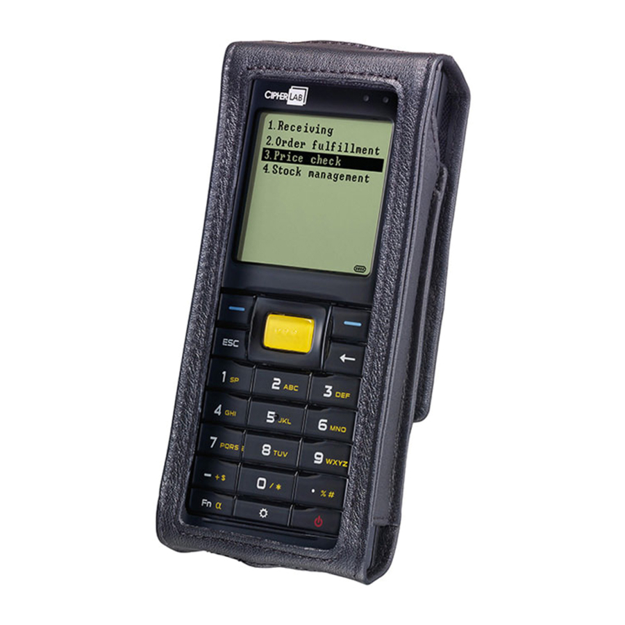 CIPHERLAB 8200 QUICK START MANUAL Pdf Download | ManualsLib