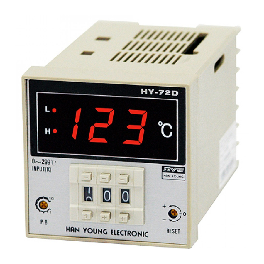 HANYOUNG NUX HY SERIES INSTRUCTION MANUAL Pdf Download | ManualsLib