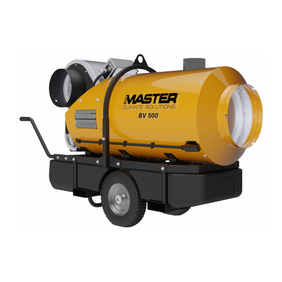 MASTER BV 500-13 USER AND MAINTENANCE BOOK Pdf Download | ManualsLib