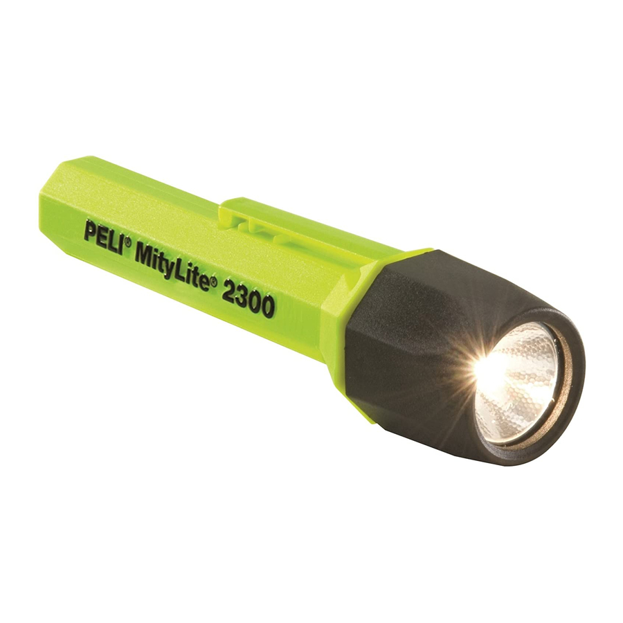 PELI MITYLITE 2300 OPERATING INSTRUCTIONS Pdf Download | ManualsLib