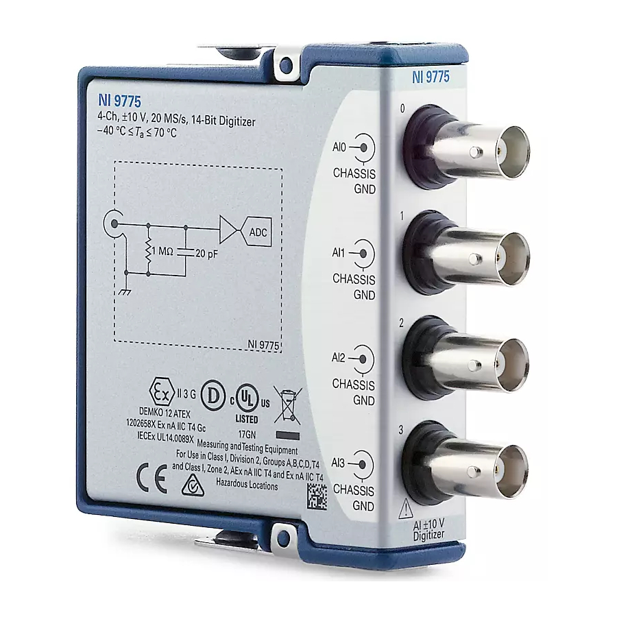 NATIONAL INSTRUMENTS 9775 CALIBRATION PROCEDURE Pdf Download | ManualsLib