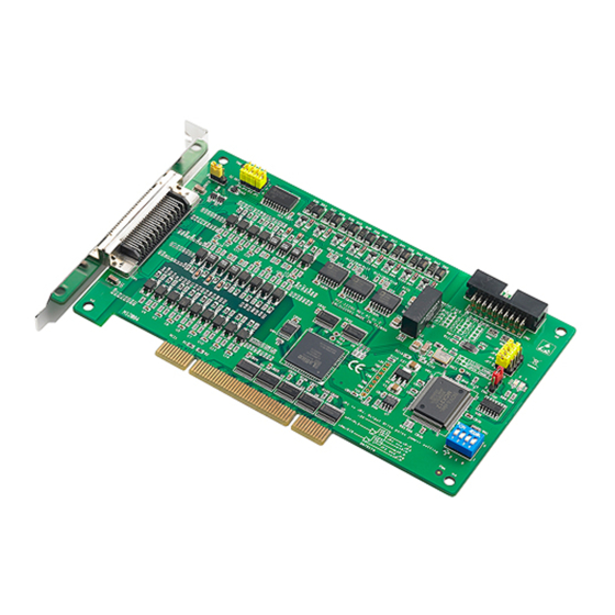 ADVANTECH PCI-1220U USER MANUAL Pdf Download | ManualsLib