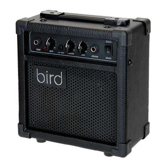 BIRD GA610 USER MANUAL Pdf Download | ManualsLib