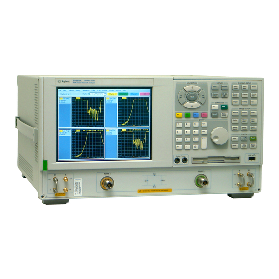 AGILENT TECHNOLOGIES E8356A INSTALLATION NOTE Pdf Download | ManualsLib