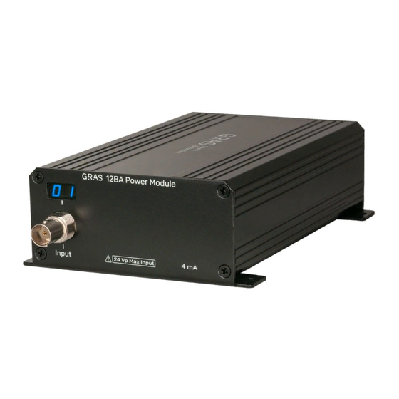 GRAS 12BA INSTRUCTION MANUAL Pdf Download | ManualsLib