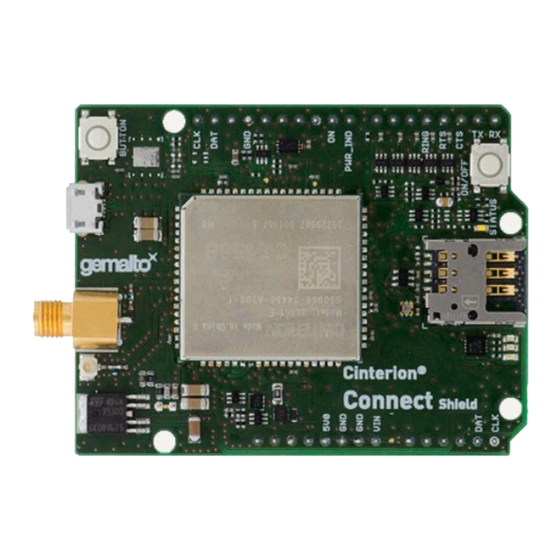 GEMALTO CINTERION USER MANUAL Pdf Download | ManualsLib