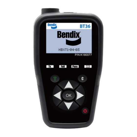 BENDIX SMARTIRE BT36 QUICK START MANUAL Pdf Download | ManualsLib