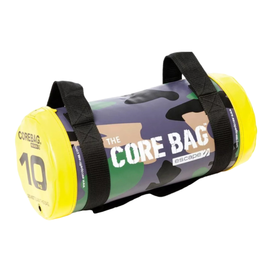 ESCAPE FITNESS COREBAG USER MANUAL Pdf Download | ManualsLib