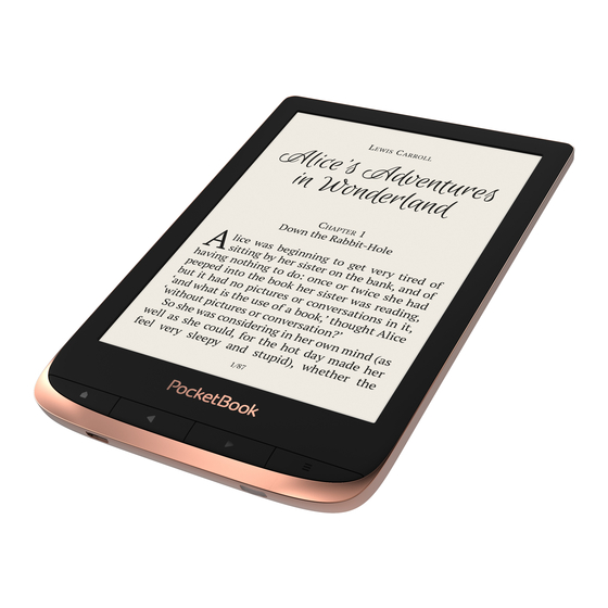 POCKETBOOK TOUCH HD 3 USER MANUAL Pdf Download | ManualsLib