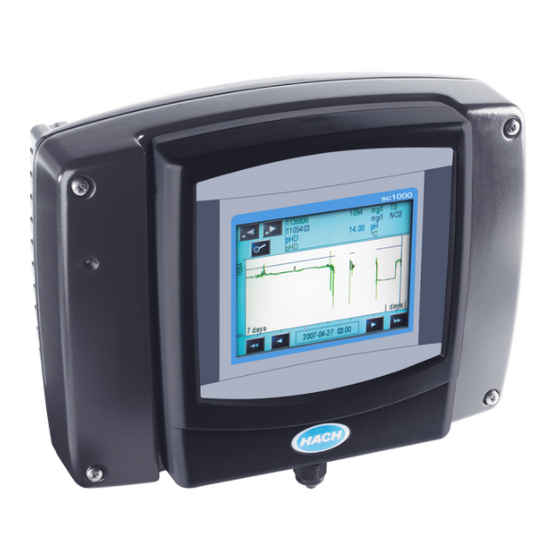 HACH LANGE SC1000 SOFTWARE UPDATE Pdf Download | ManualsLib