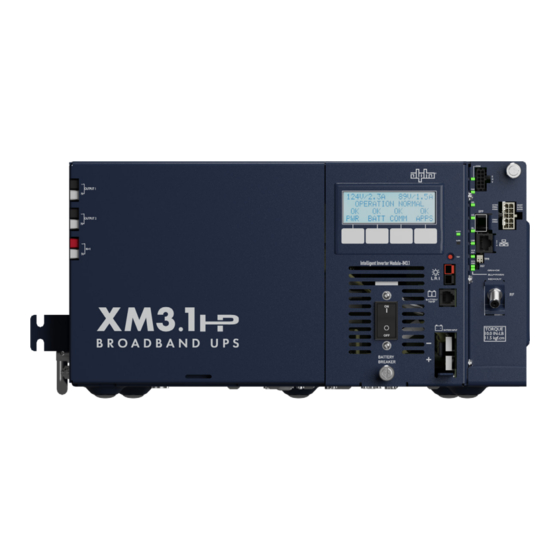 ENERSYS ALPHA BROADBAND UPS QUICK START MANUAL Pdf Download | ManualsLib