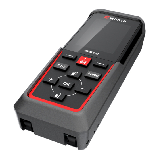 WÜRTH WDM 6-22 MANUAL Pdf Download | ManualsLib