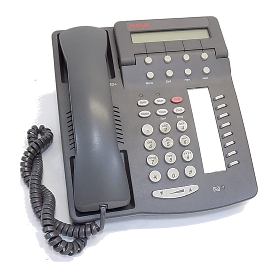 AVAYA DEFINITY 6408 TELEPHONE USER MANUAL | ManualsLib