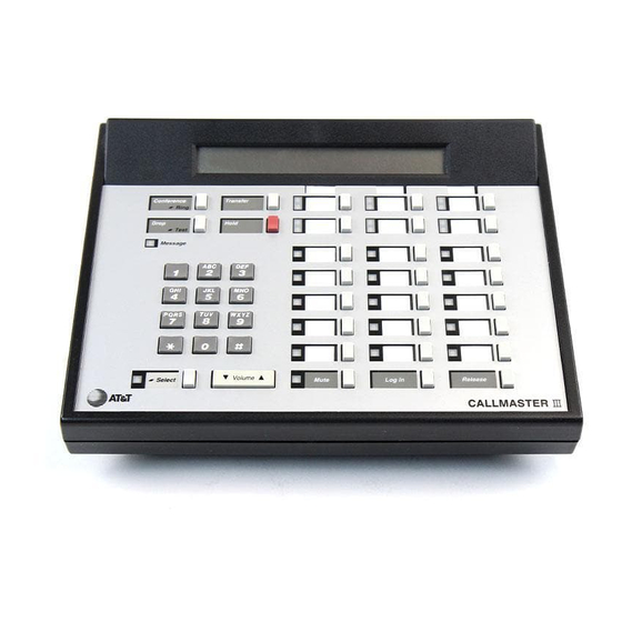 LUCENT TECHNOLOGIES DEFINITY CALLMASTER II TELEPHONE PROGRAMMING THE ...