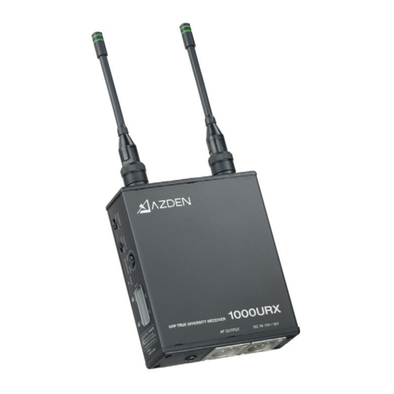 AZDEN 1000BT MICROPHONE SYSTEM USER MANUAL | ManualsLib