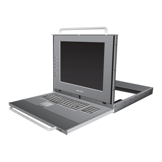 BELKIN OMNIVIEW F1DC100P LCD DRAWER QUICK INSTALLATION MANUAL | ManualsLib