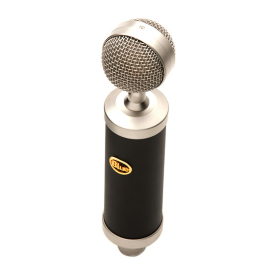 BLUE MICROPHONES BABY BOTTLE MICROPHONE USER MANUAL | ManualsLib