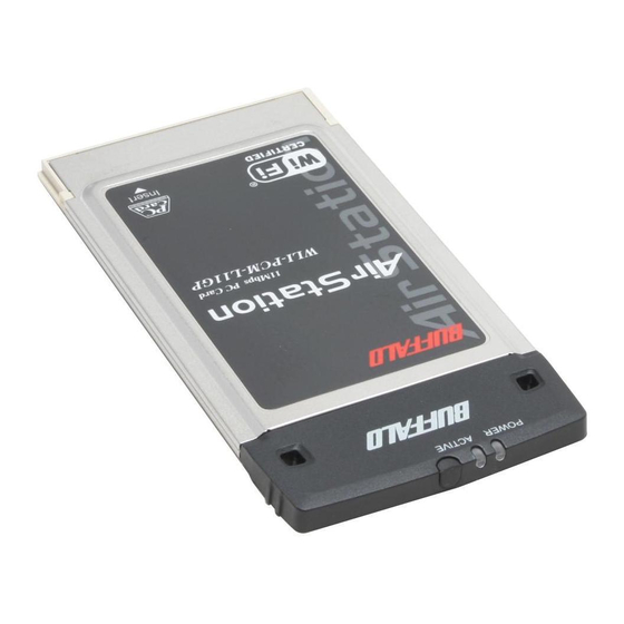 BUFFALO WLI-PCM-L11GP ADAPTER SETUP MANUAL | ManualsLib
