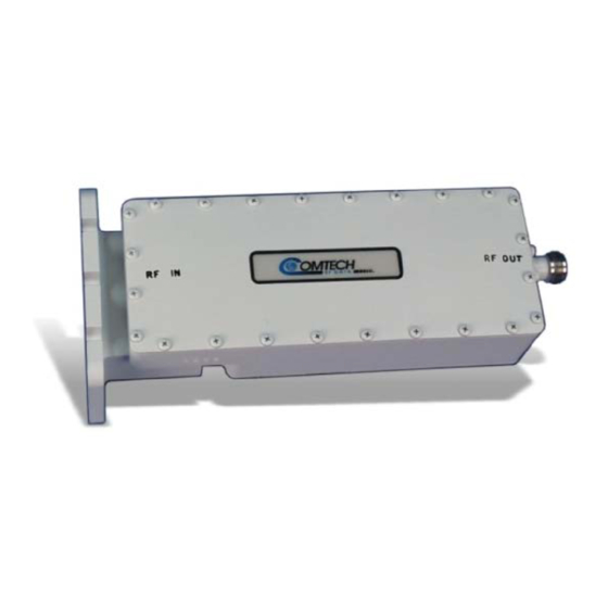 COMTECH EF DATA LNAS INSTALLATION AND OPERATION MANUAL Pdf Download ...