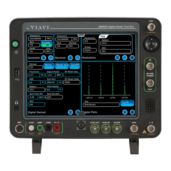 VIAVI 8800SX SERIES MANUAL Pdf Download | ManualsLib