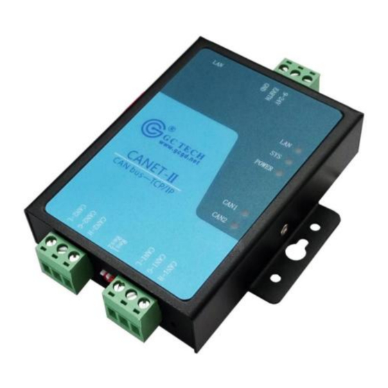 GC TECH GCAN-202 USER MANUAL Pdf Download | ManualsLib