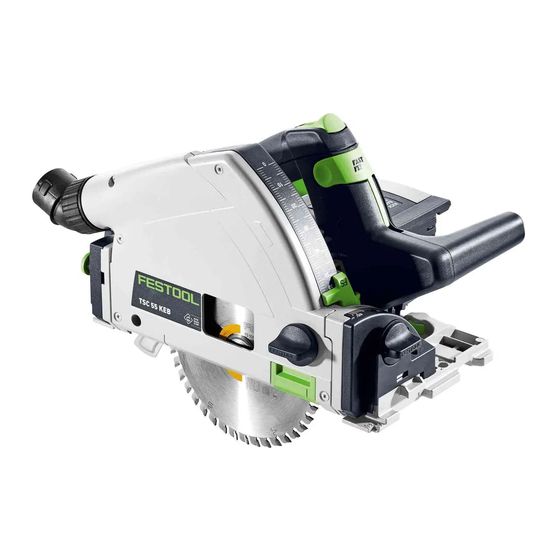 FESTOOL TSC 55 KEB ORIGINAL INSTRUCTIONS MANUAL Pdf Download | ManualsLib
